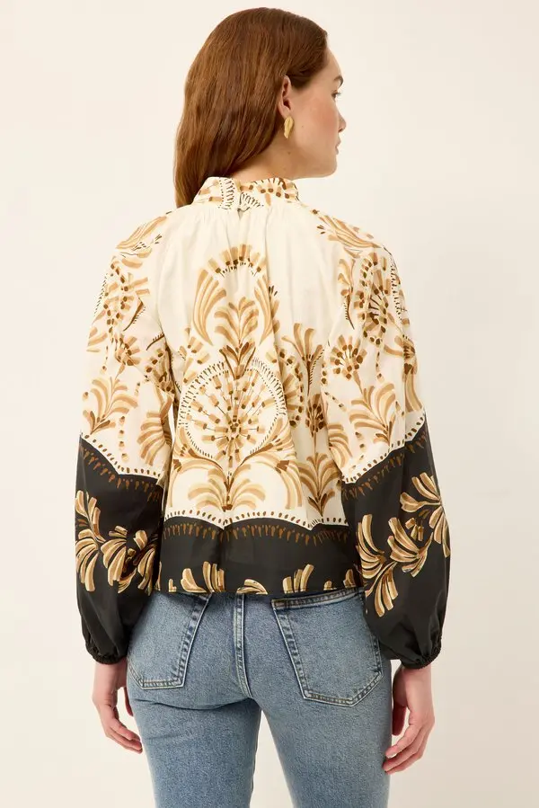 MARIE OLIVER Scottie Blouse
