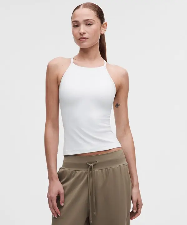 Lululemon Flow Y High-neck Tank Top - White