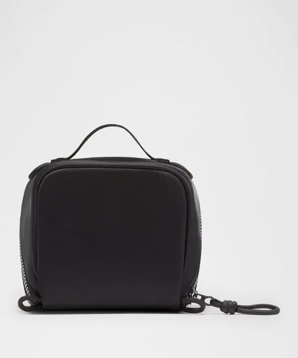 Lululemon Open-flat Toiletry Bag Small - Black/silver