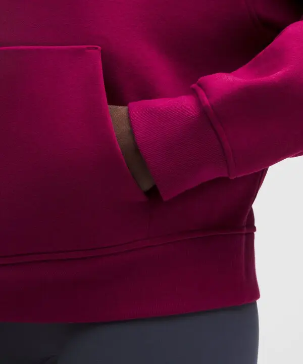 Lululemon Steady State Superloft Funnel-neck Half Zip - Raspberry Rave
