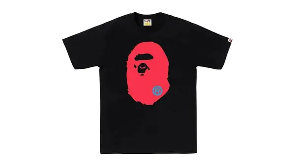 A BATHING APE Colors Big Ape Head Tee Shirt