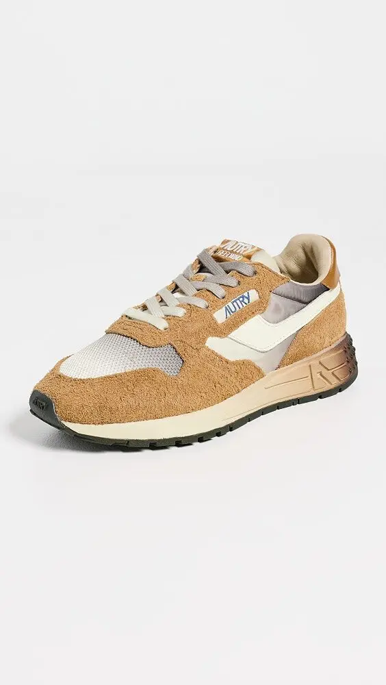 AUTRY Reelwind Low Suede Sneakers - Chocolate Brown/terra