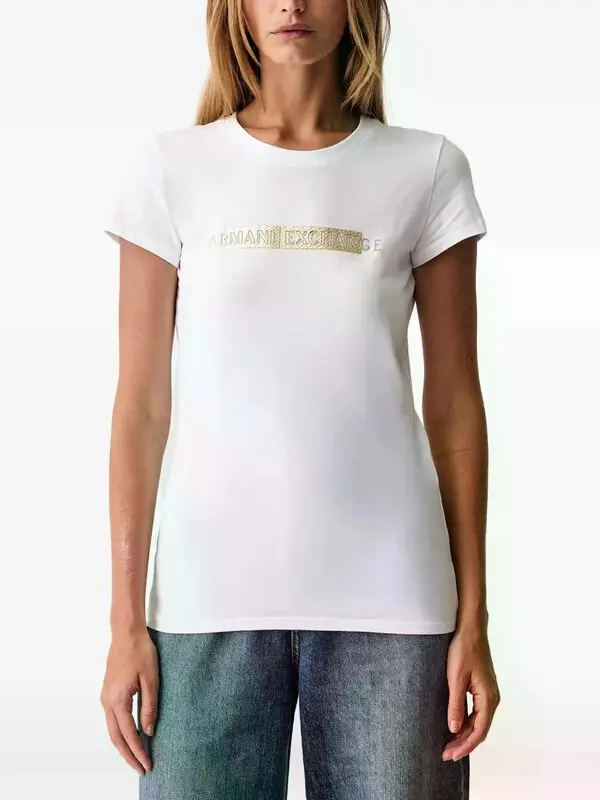 Armani Exchange Logo-detail T-shirt
