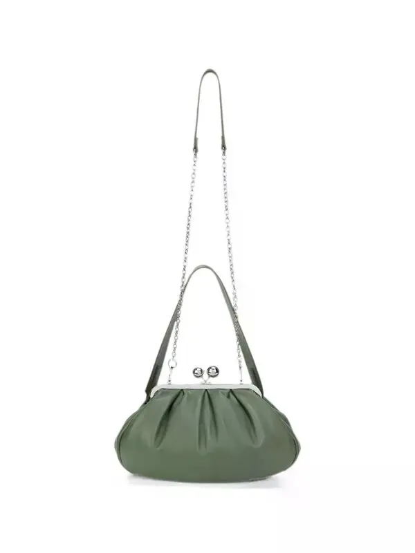 Max Mara Small Sheepskin Pasticcino Bag Sage