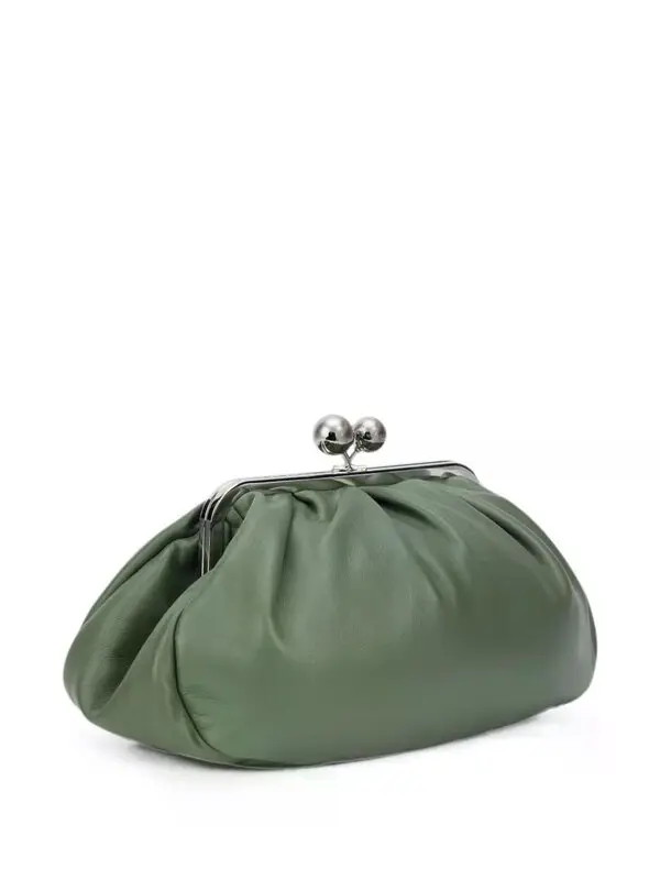 Max Mara Small Sheepskin Pasticcino Bag Sage