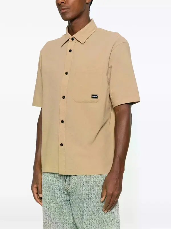 Emporio Armani Logo-plaque Short-sleeve Shirt