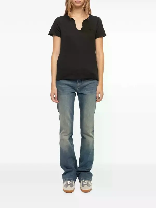 Zadig&Voltaire Fishnet Henley T-shirt