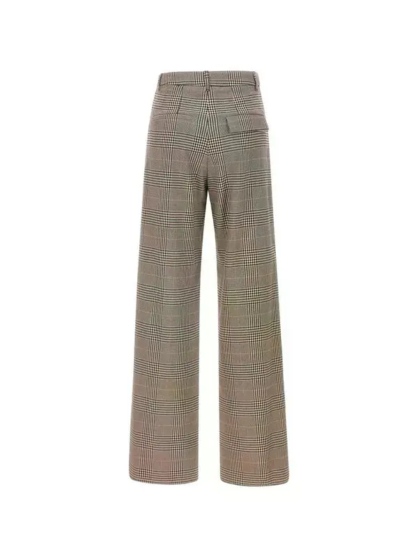 Marella Check-pattern Trousers
