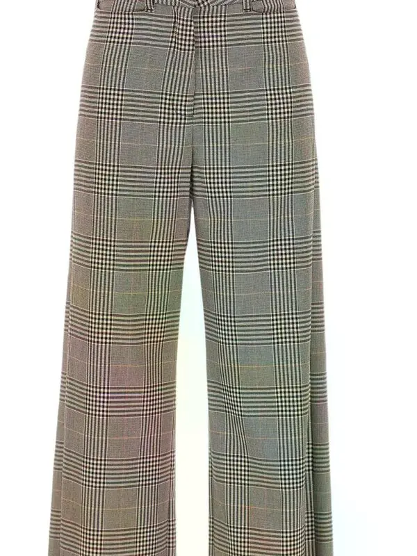 Marella Check-pattern Trousers