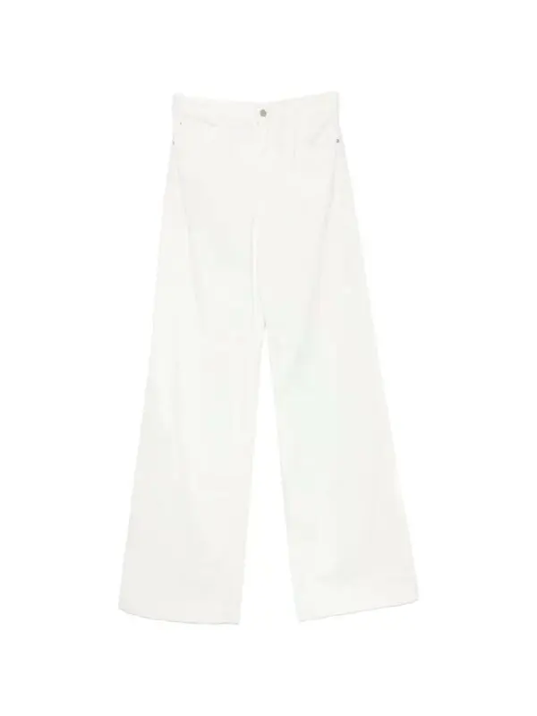 Emporio Armani Wide-leg Jeans - White