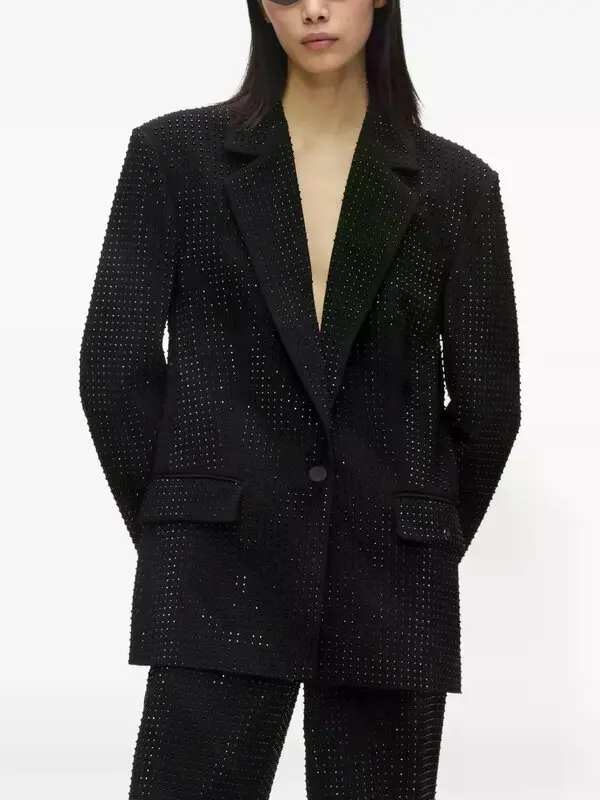 Karl Lagerfeld Rhinestone Tailored Blazer