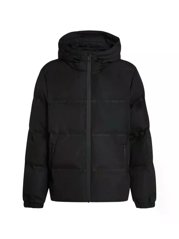 Karl Lagerfeld Logo Puffer Jacket - Black