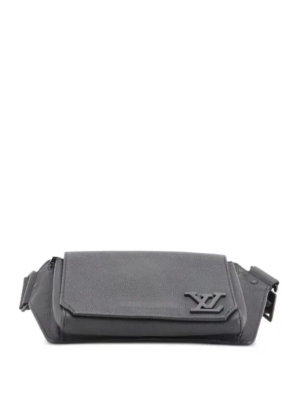 LOUIS VUITTON Aerogram Takeoff Sling Bag Leather Belt Bag