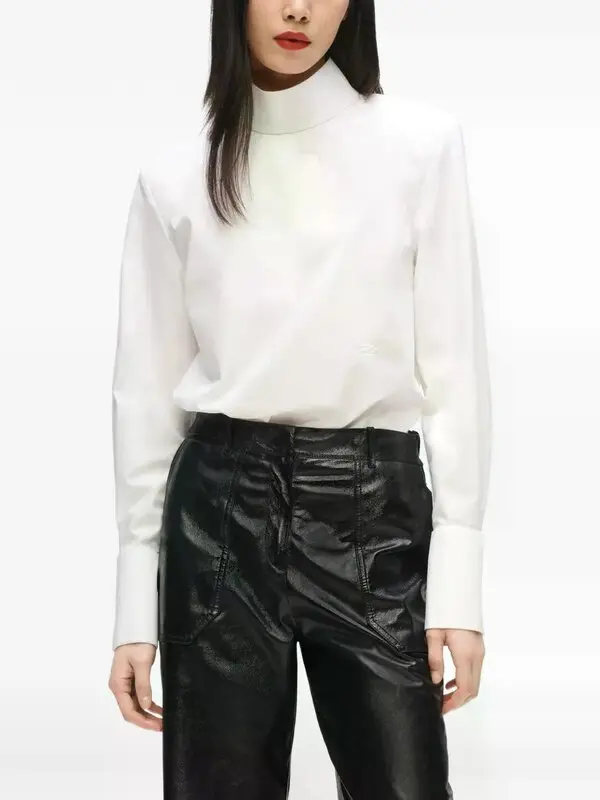 Karl Lagerfeld High-neck Blouse