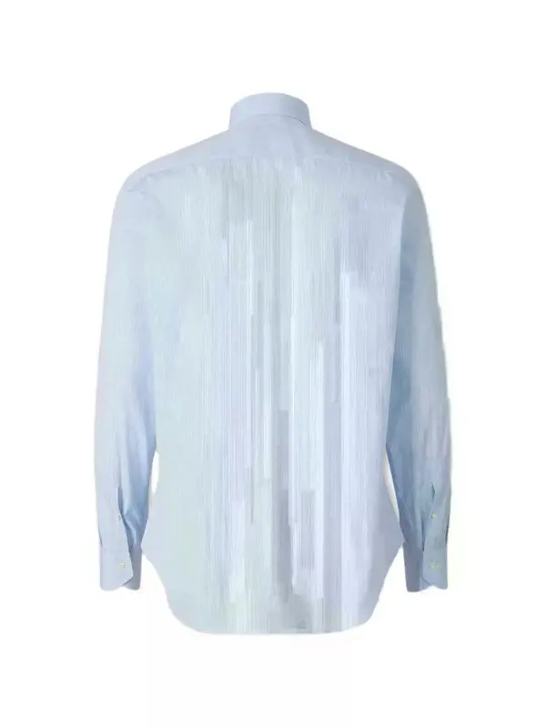 Canali Striped-pattern Long-sleeve Shirt