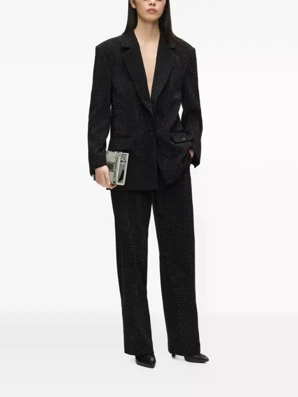 Karl Lagerfeld Rhinestone Embellished Tailored Pants