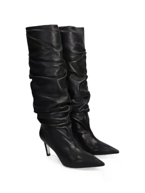 THE SELLER Ruched Pointed-toe Boots