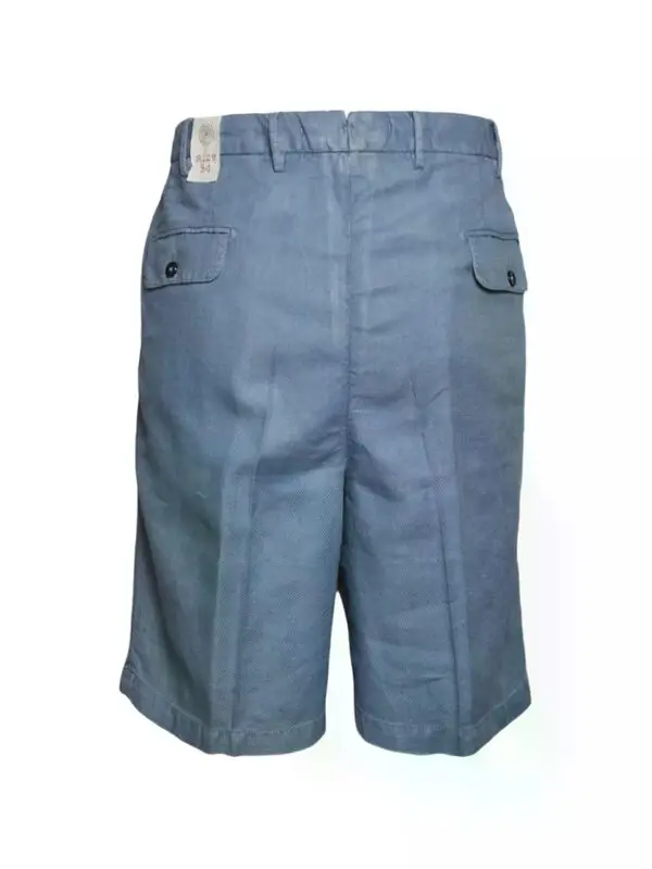 L.B.M. 1911 Pleated Herringbone Shorts