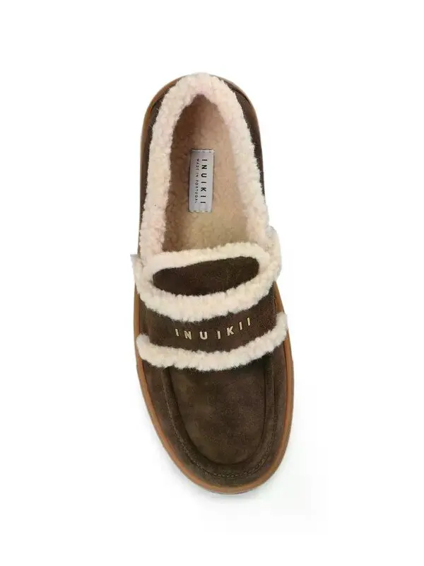 Inuikii Shearling-trim Loafers