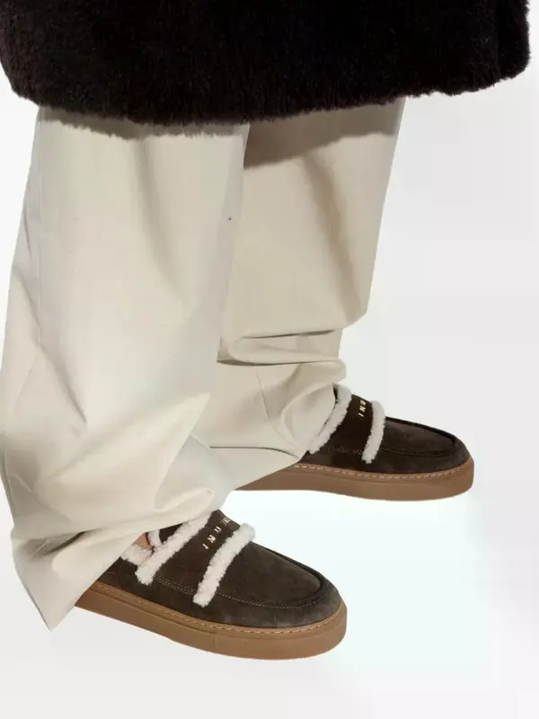 Inuikii Shearling Trim Loafers