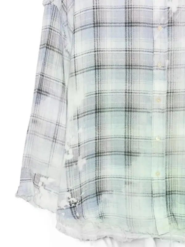 R13 Frayed-hem Shirt