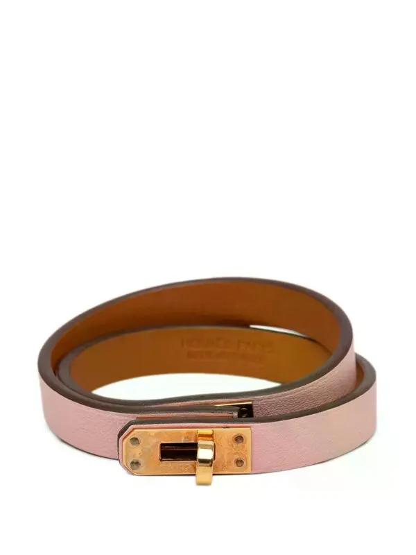Hermès Double Tour Bracelet - Pink