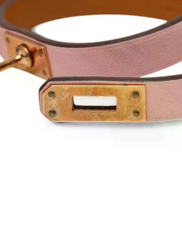 Hermès Double Tour Bracelet - Pink