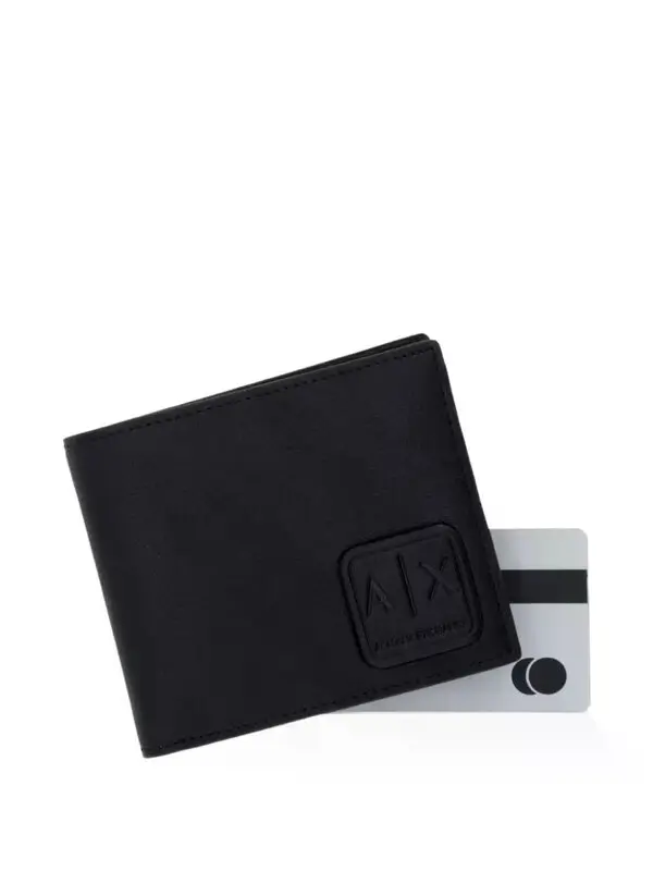 Armani Exchange Logo-patch Bifold Wallet