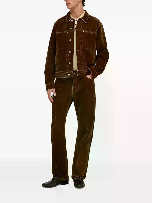 FERRAGAMO Five-pocket Trousers - Brown