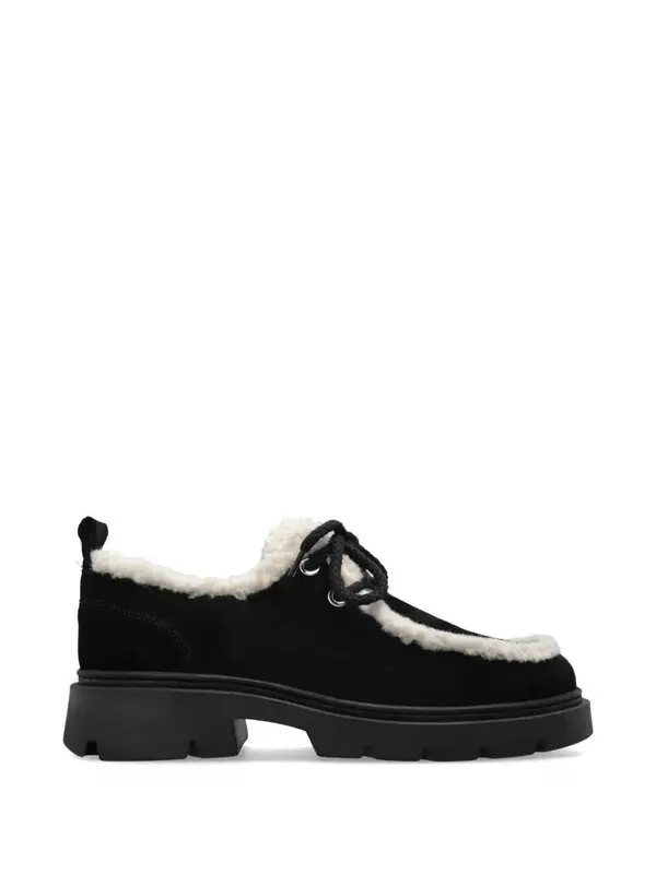 Inuikii Mocabee Ballet Flats With Shearling Trim