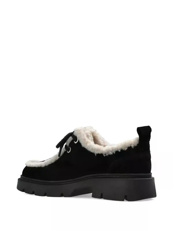 Inuikii Mocabee Ballet Flats With Shearling Trim