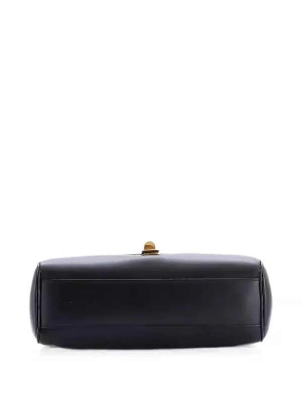 Celine Soft 16 Bag Smooth Calfskin Teen Shoulder Bag - Black
