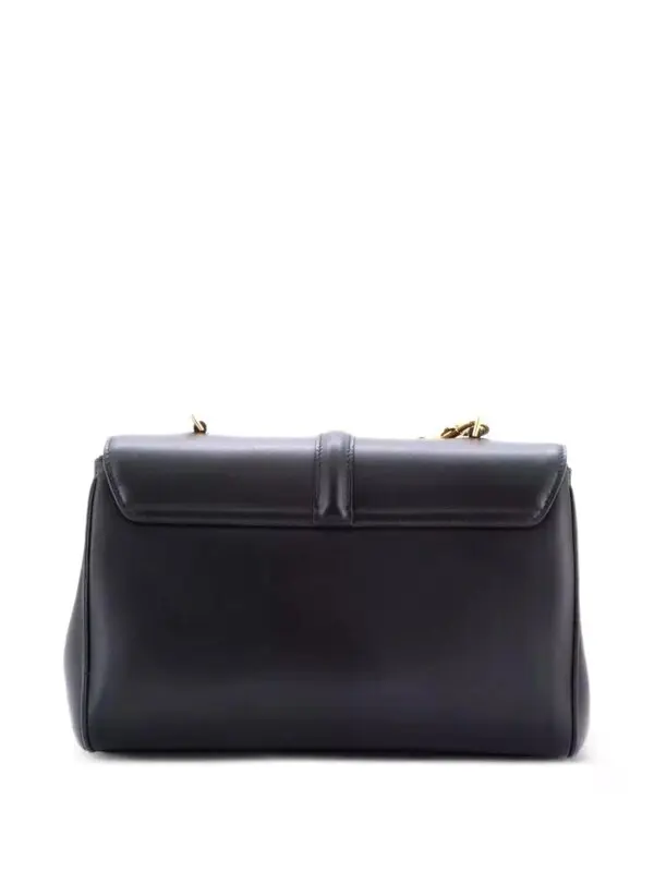 Celine Soft 16 Bag Smooth Calfskin Shoulder Bag - Black