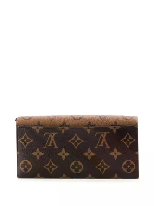 LOUIS VUITTON Emilie Wallet Reverse Monogram Canvas Small Wallets