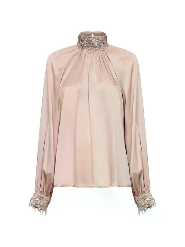 ALINA Bead-embellished Blouse