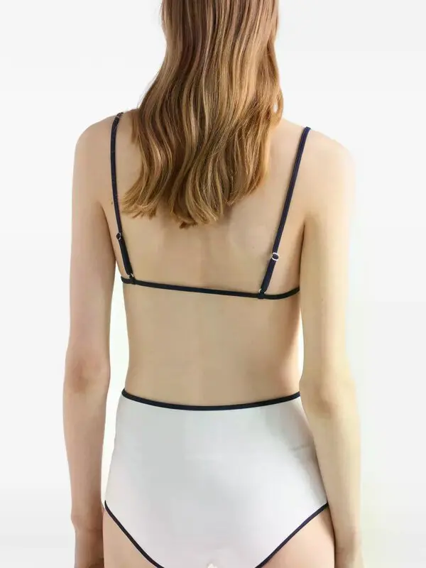 Prada Jersey Bikini Panty With Contrasting Trim