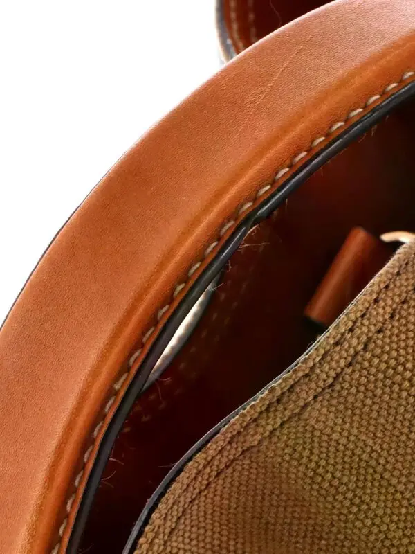 Burberry Ashby Bag House Check Canvas Medium Bucket Bag