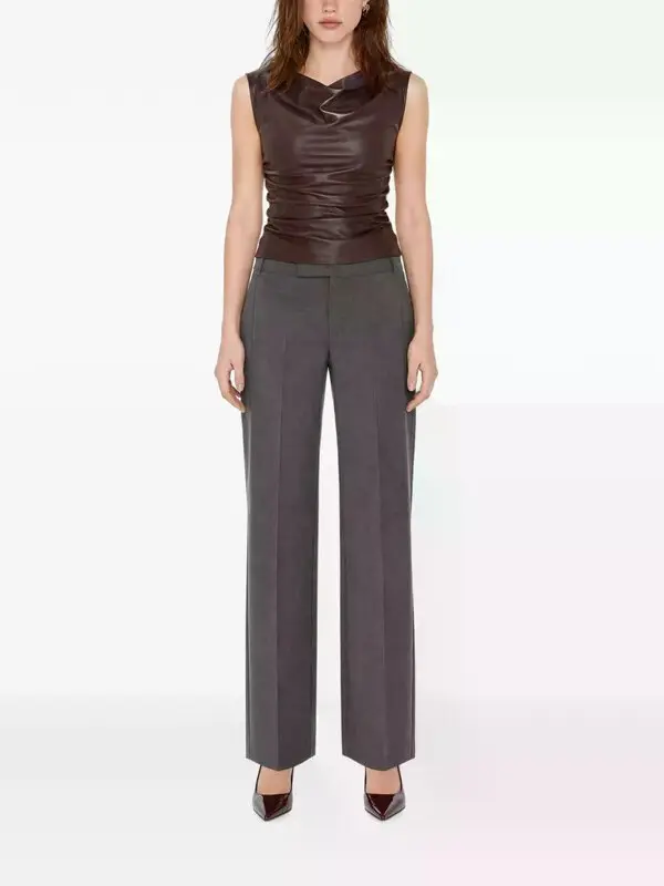 Patrizia Pepe Pressed-crease Tailored Trousers