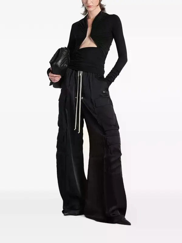 Rick Owens Ruched Cutout Top