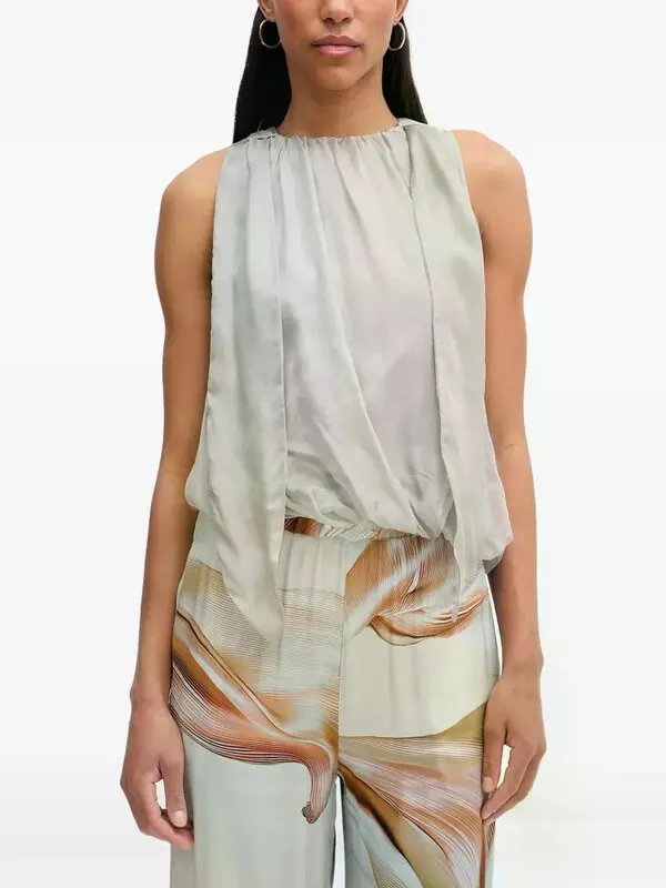 ISABELLE BLANCHE Draped Sleeveless Top