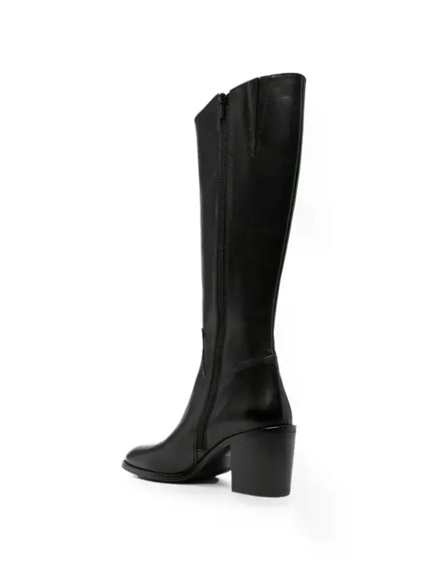 SERGIO MORETTI FIRENZE Side-zip Leather Boots