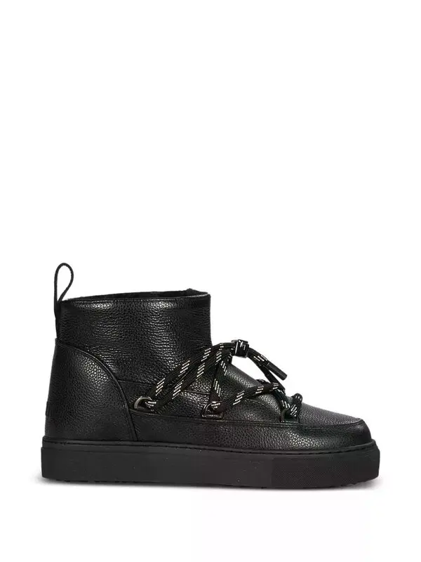Inuikii Grainy Leather Lace-up Boots