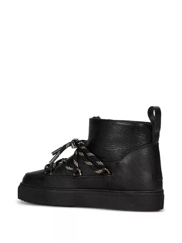 Inuikii Grainy Leather Lace-up Boots