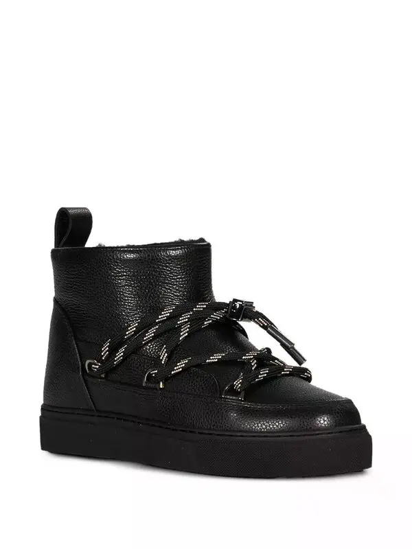 Inuikii Grainy Leather Lace-up Boots