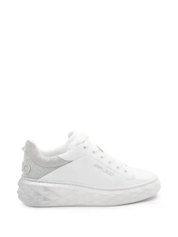 JIMMY CHOO Diamond Maxi Glitter Detail Sneakers