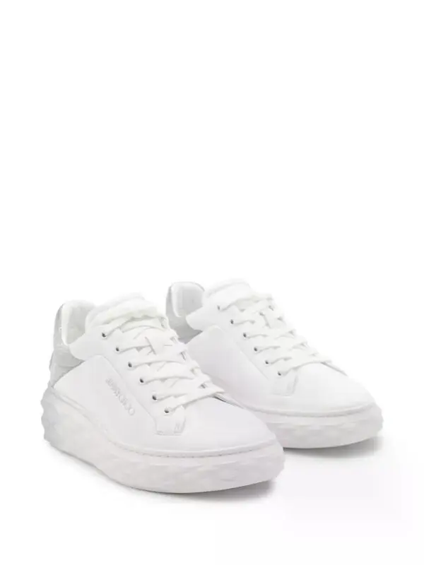 JIMMY CHOO Diamond Maxi Glitter Detail Sneakers