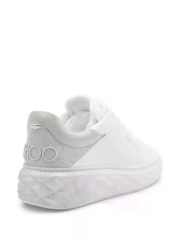JIMMY CHOO Diamond Maxi Glitter Detail Sneakers