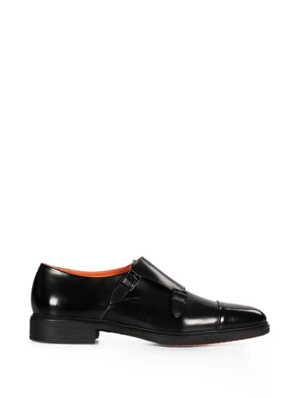 Santoni Double Strap Monk Shoes