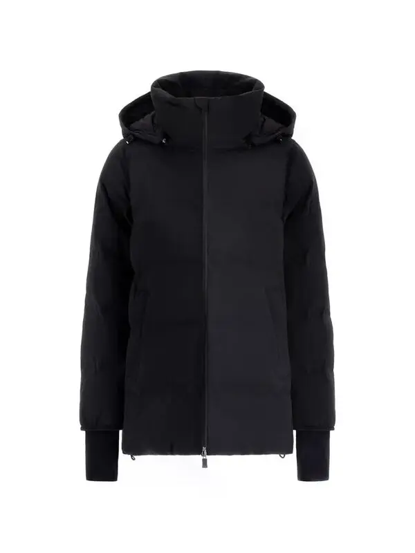 Herno Hooded Padded Jacket - Black