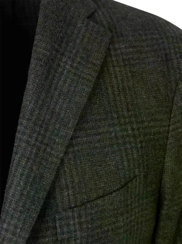 Boglioli Check-pattern Notched-lapel Blazer